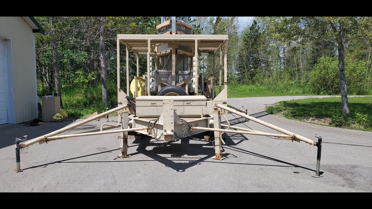 Tower Solutions PTM-100 80Ft Telescoping Mobile Tower - YouTube