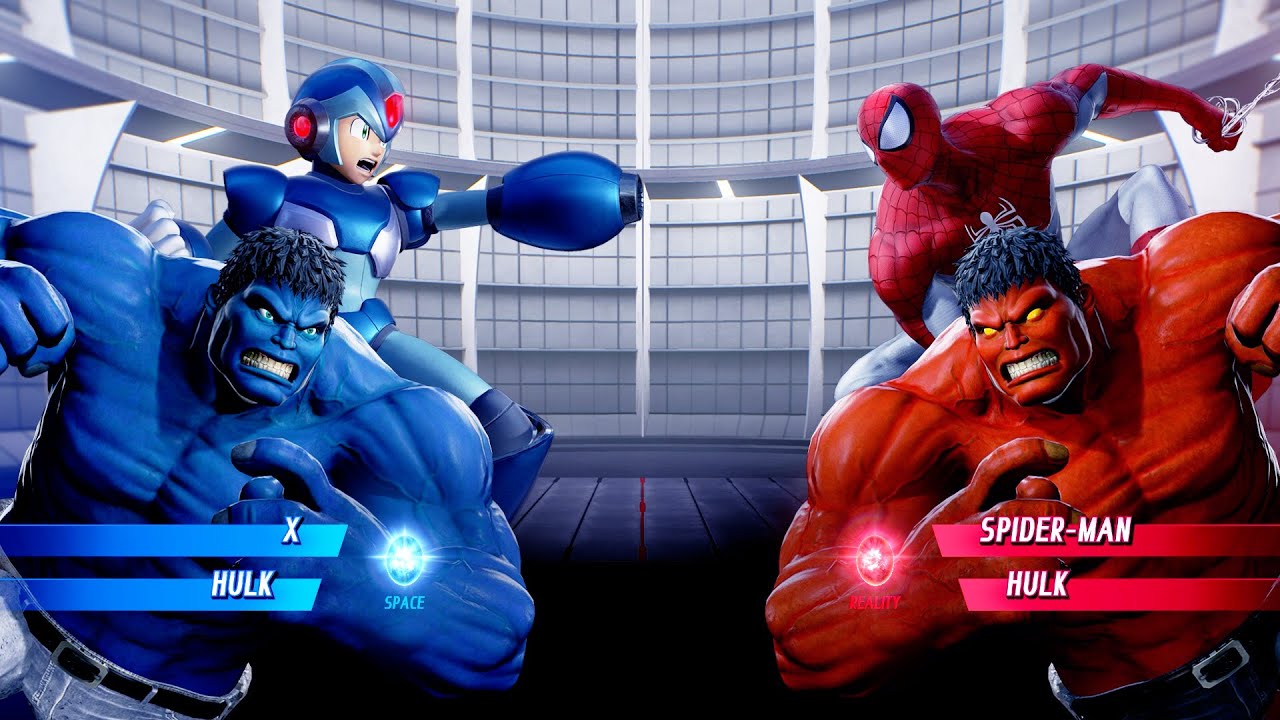 X & Hulk vs Spiderman & Hulk (Very Hard) - Marvel vs Capcom | 4K UHD ...