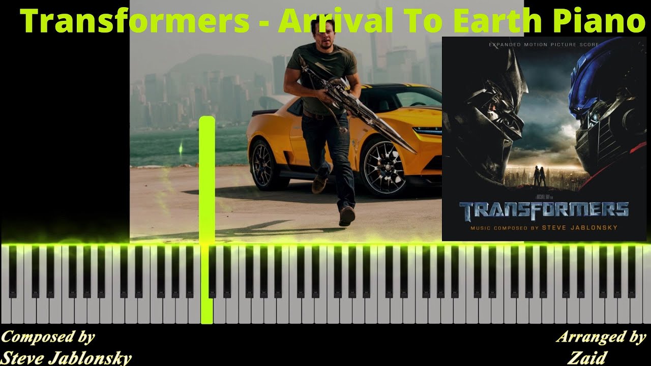 Transformers - Arrival to Earth Main Theme (Piano Cover) | Free Sheet ...