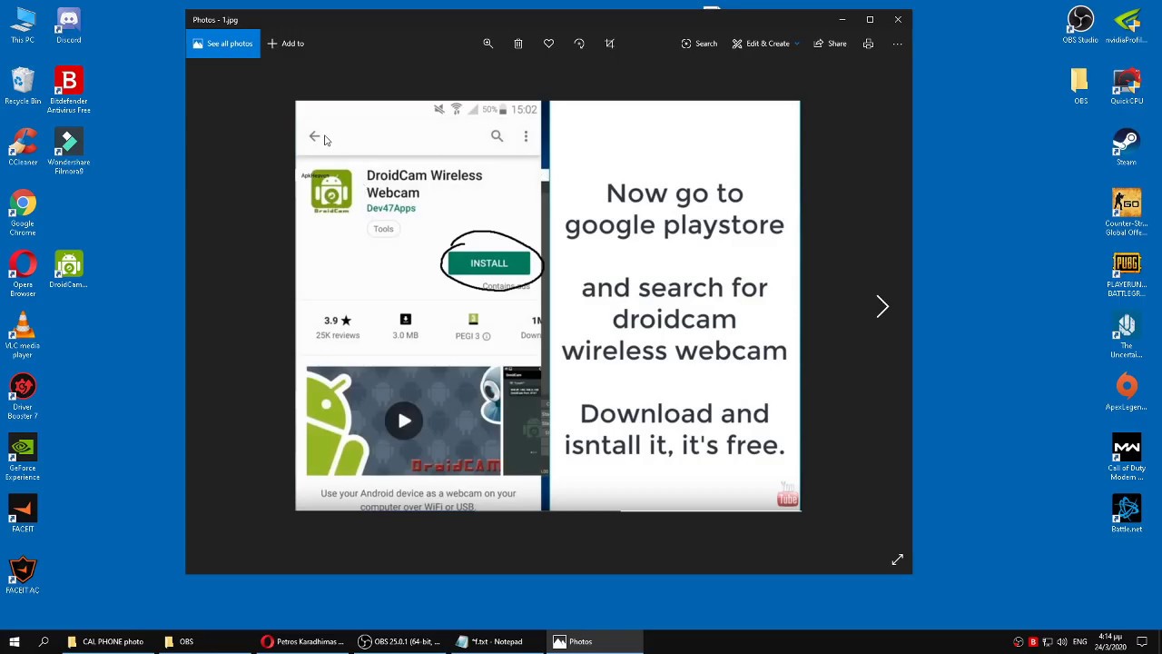 🔧How to Android Phone as Webcam in OSB Live Streaming Guide 2020 UPDATE ...