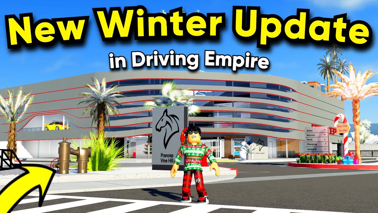 *NEW* WINTER UPDATE IN DRIVING EMPIRE! - YouTube