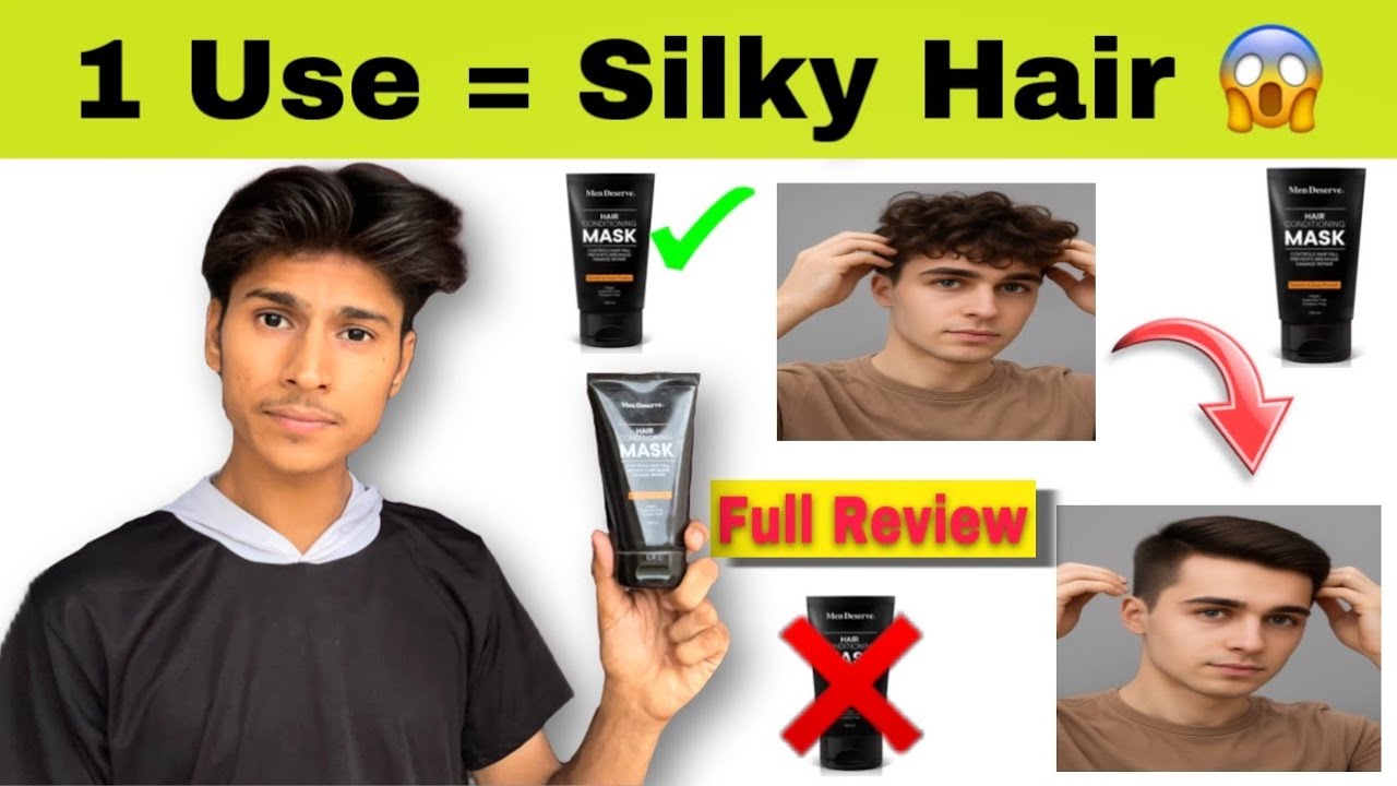 Best Hair Mask for Men? | Man Deserve Hair Conditioning Mask Honest ...