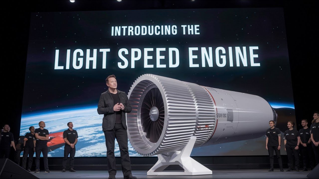 Elon Musk Unveils SpaceX's New Light Speed Engine That Defies Physic ...