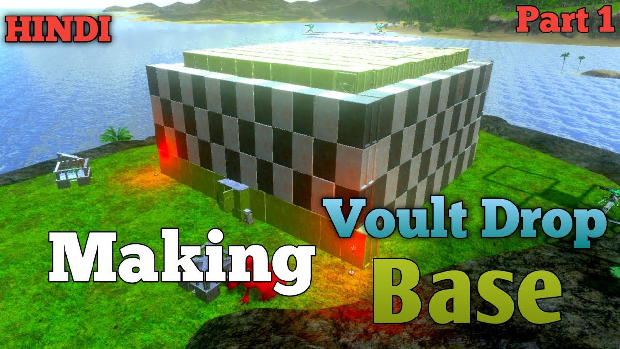 How to Build a Vault Drop Base Ark Mobile Part 1 | Ark Survival Evolved ...