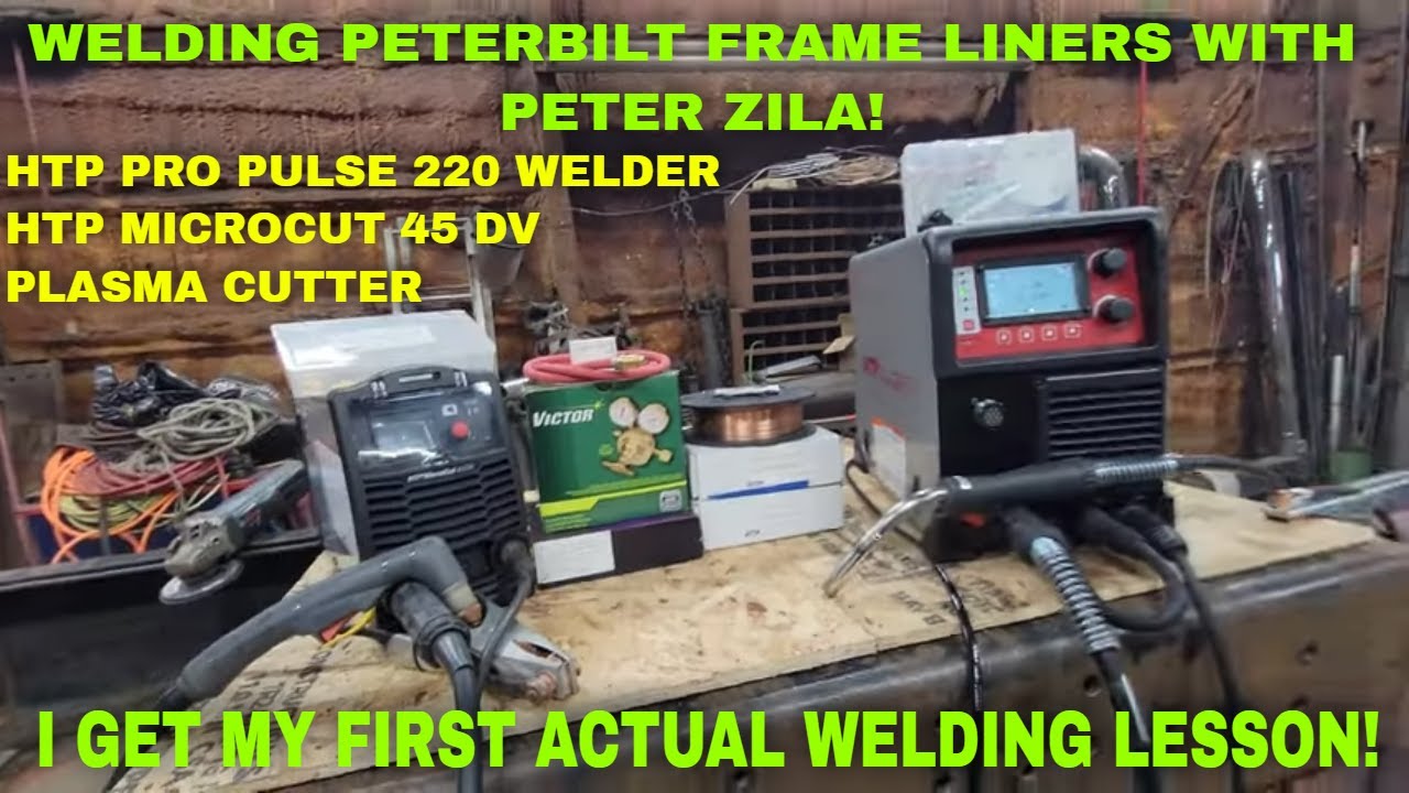WELDING FRAME LINERS WITH PETER ZILA & HTP PRO PULSE 220 WELDER! PLUS ...