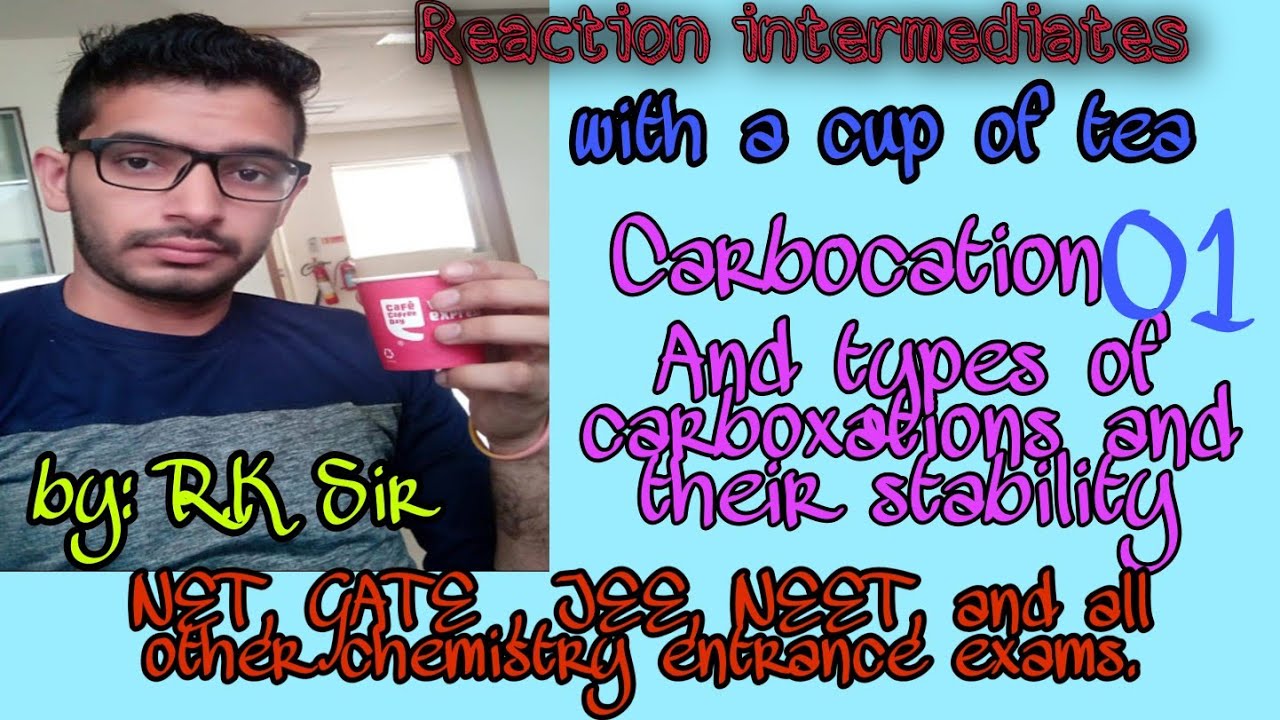 Reaction intermediate 01, Carbocation, and type of carbo cations and ...