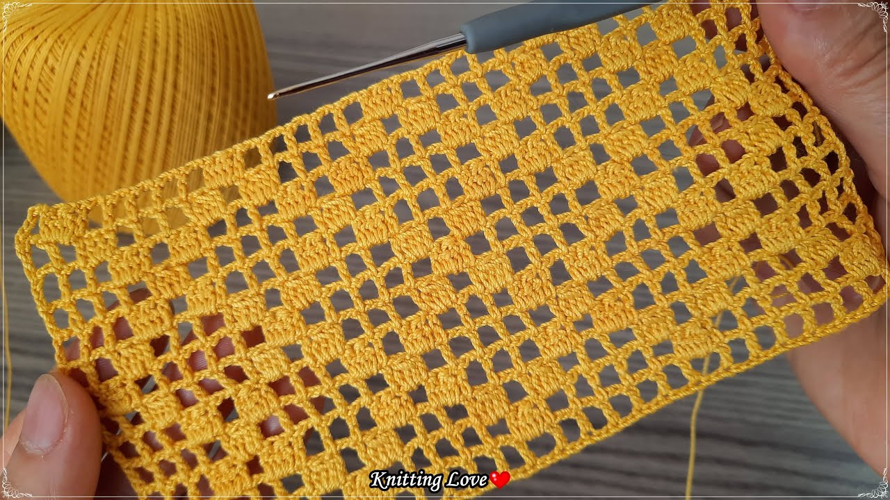 FANTASTIC Very Beautiful Knitting Crochet Model * Free Online Tutorial ...