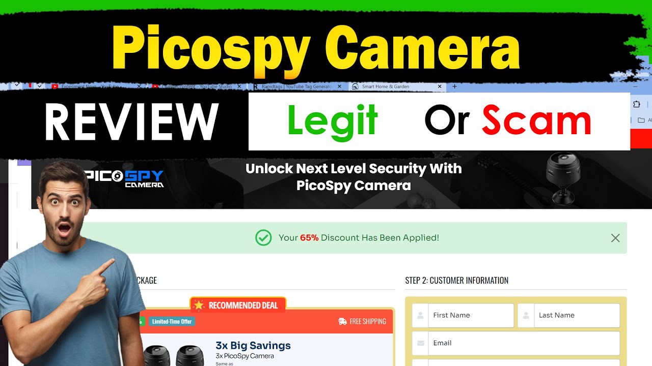 Picospy Camera Review | Is Pico spy Legit or Scam [ Warning Don't Use ...