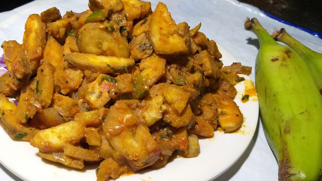 ಬಾಳೆಕಾಯಿ ಪಲ್ಯ ಮಾಡಿ.! balekai palya.! balekai recipe in kannada.! raw ...