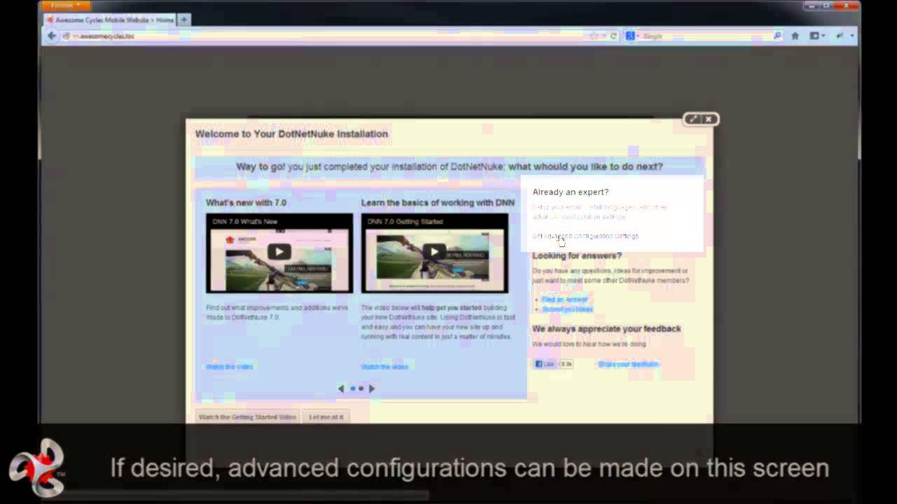 Creating a Mobile Friendly Website using DotNetNuke - YouTube