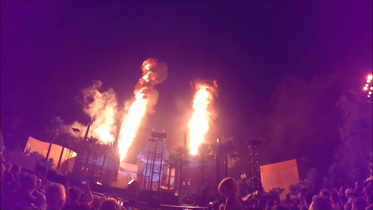 Star Wars A Galatic Spectacular Fireworks POV Disney's Hollywood ...