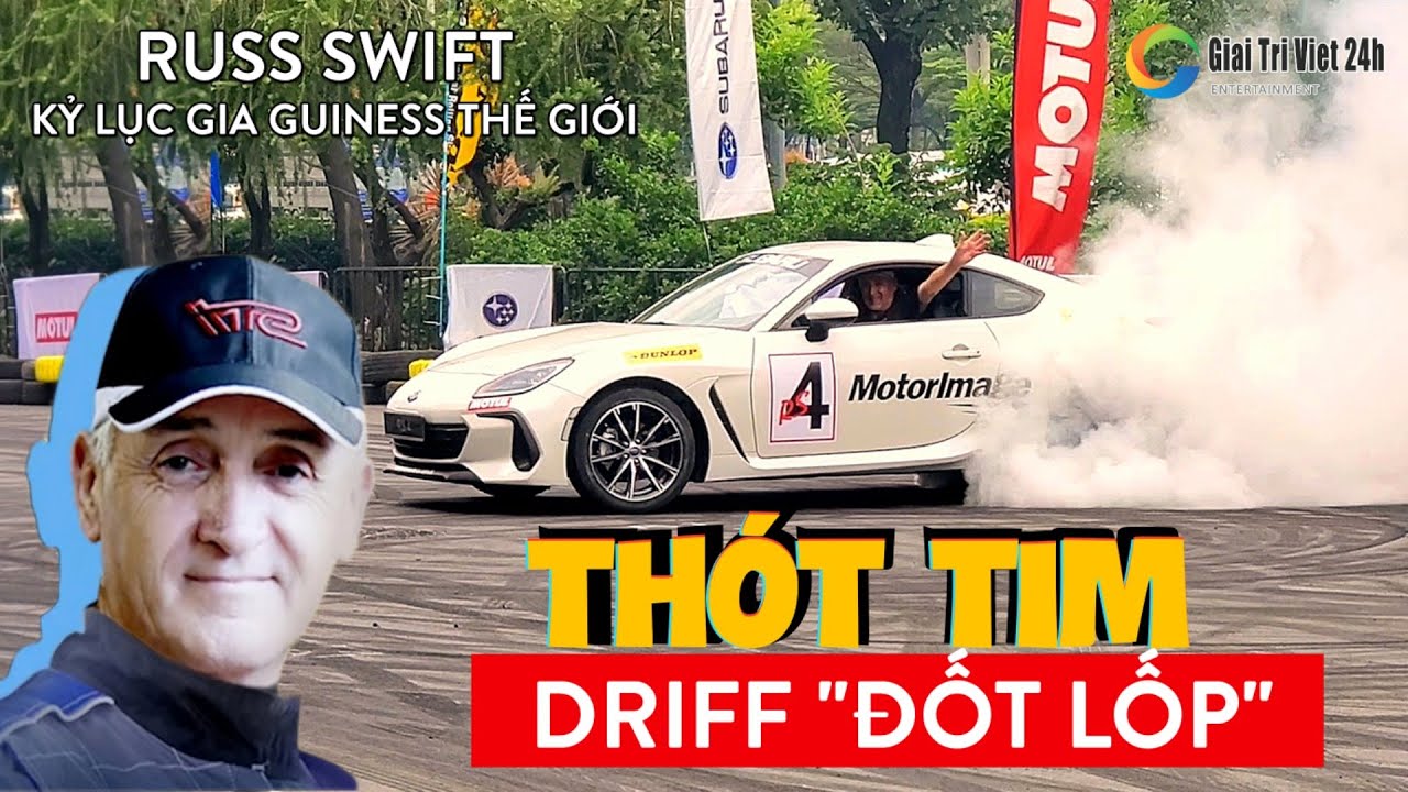 VIETNAM MOTOR SHOW 2022: Thót tim DRIFF "ĐỐT LỐP" cháy đường Subaru ...