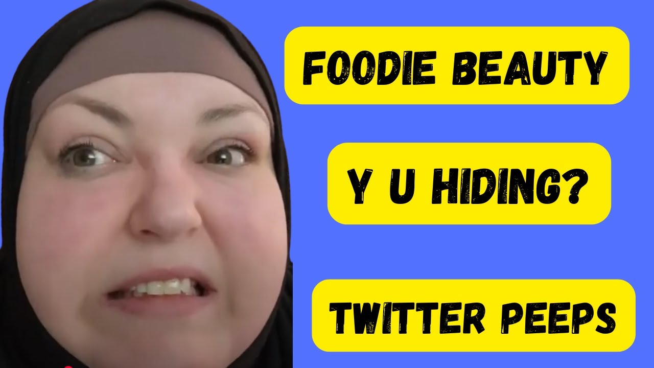 FOODIE BEAUTY Y U HIDING TWITTER PEEPS REACT - YouTube