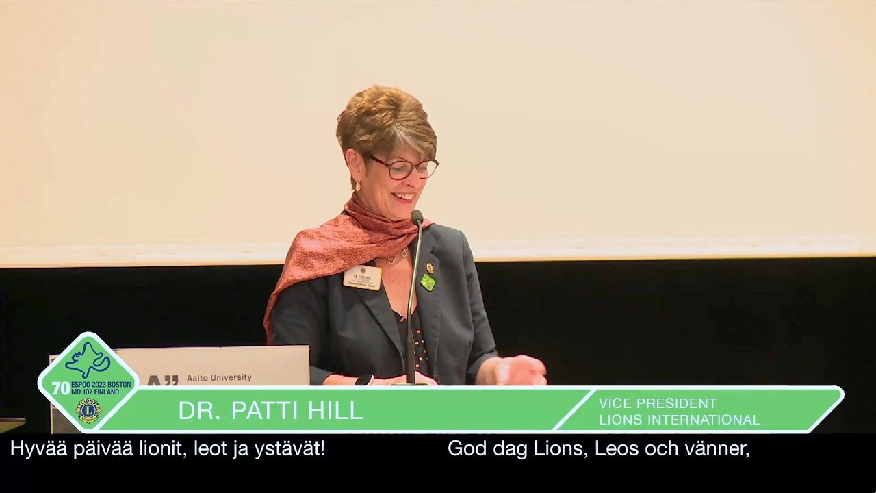 Dr. Patti Hill's keynote speech at the 70th National Convention of MD ...