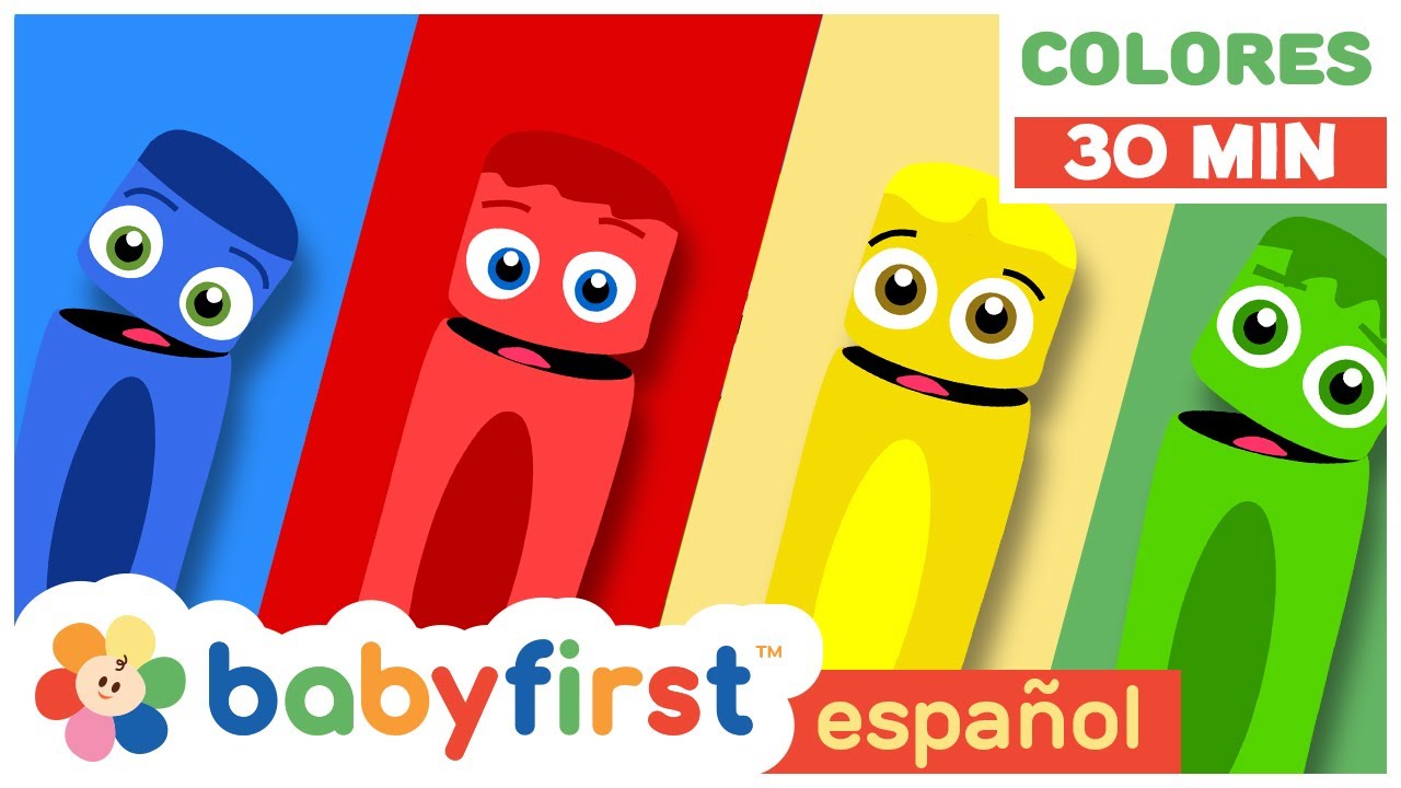 Colores en Español para niños | La Pandilla de Colores | Canciones de ...