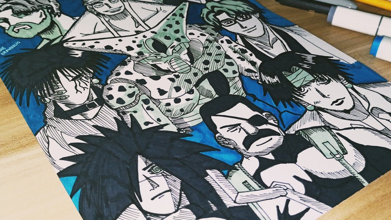 Drawing Anime Villains/Antagonists | #animedrawholic 0338 - YouTube