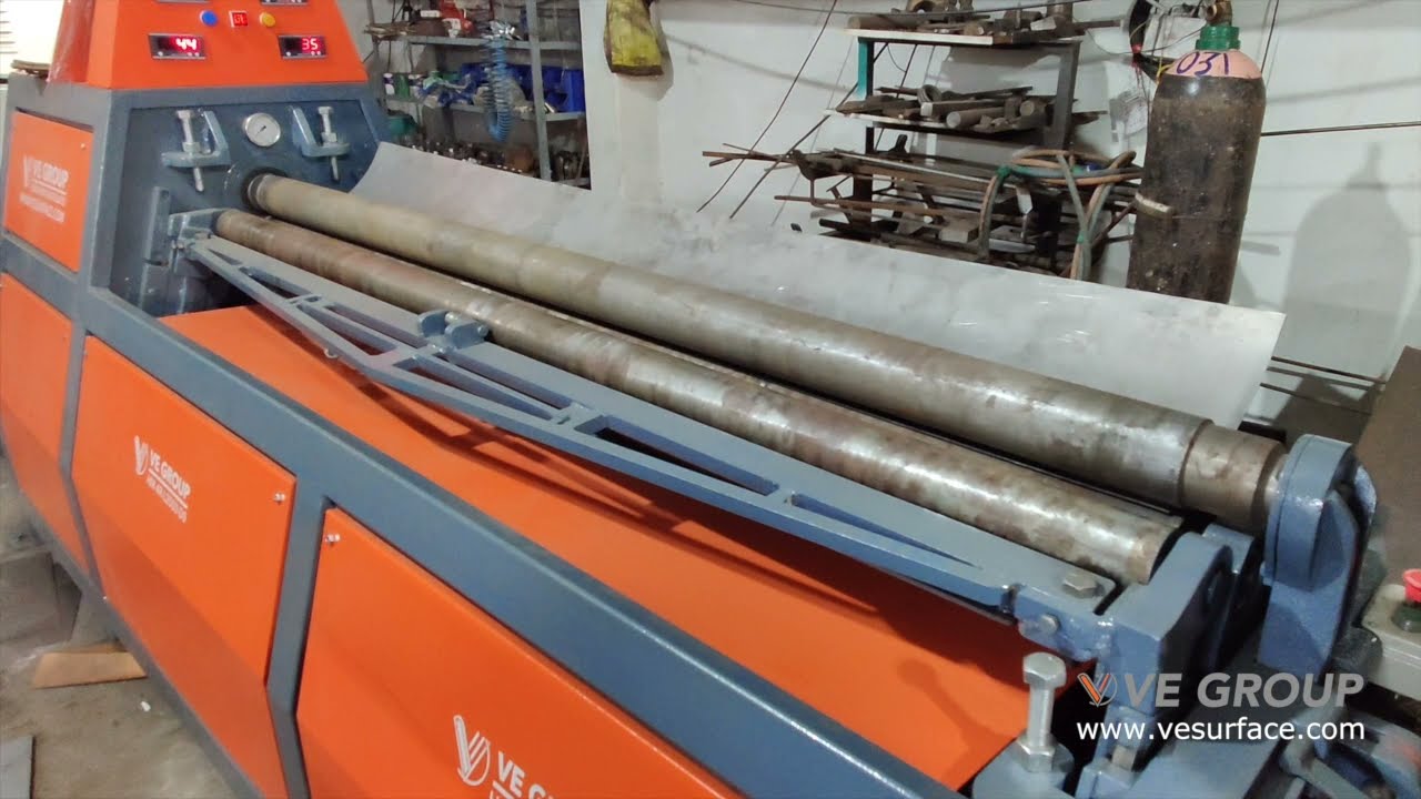 EXHAUST CYLINDER ROLLING MACHINE Pipe forming machine | www.vesurface ...