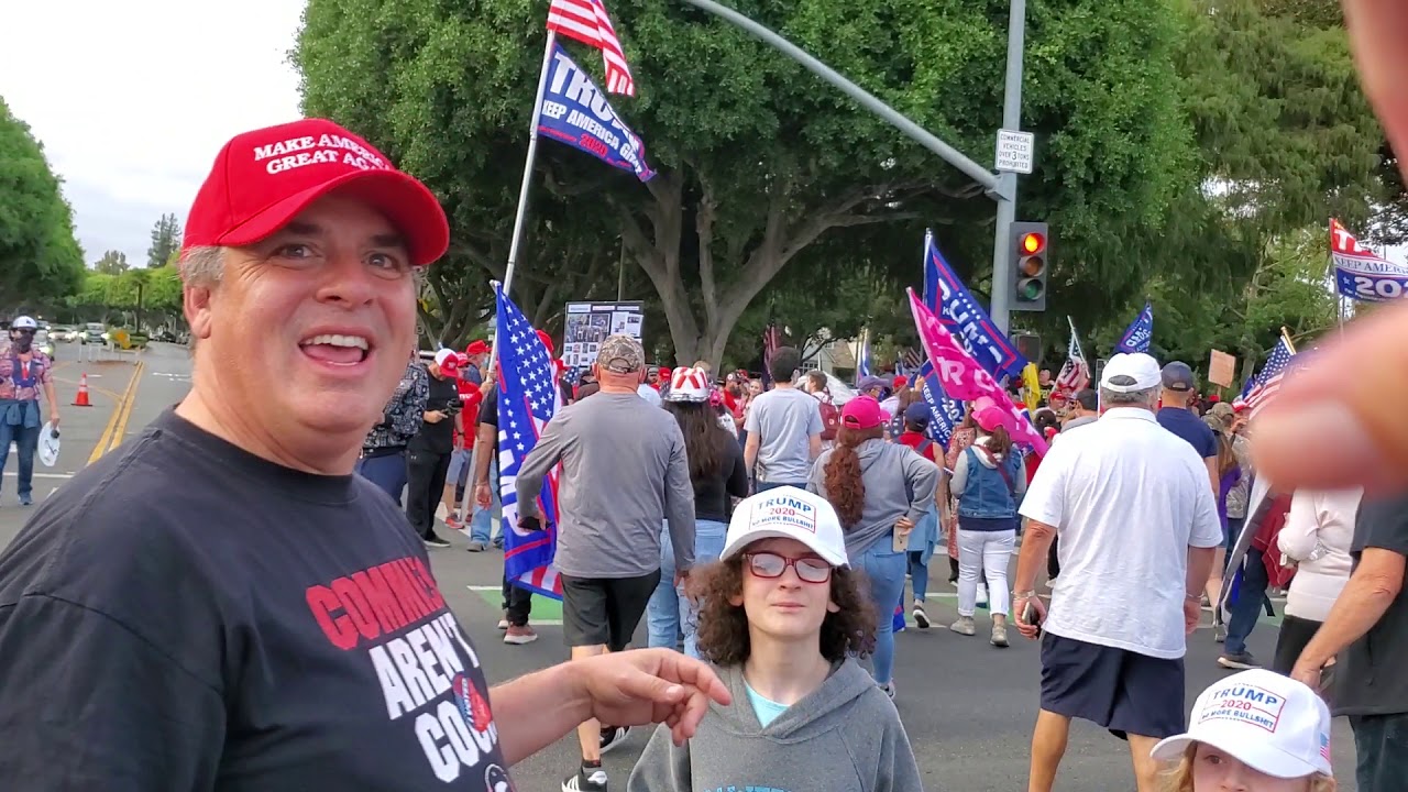 Massive MAGA Parade on Rodeo Drive! - YouTube