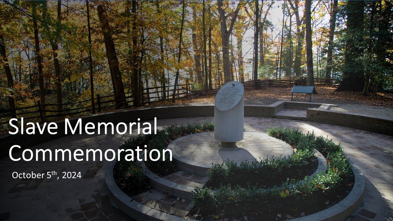 Slave Memorial Commemoration - YouTube