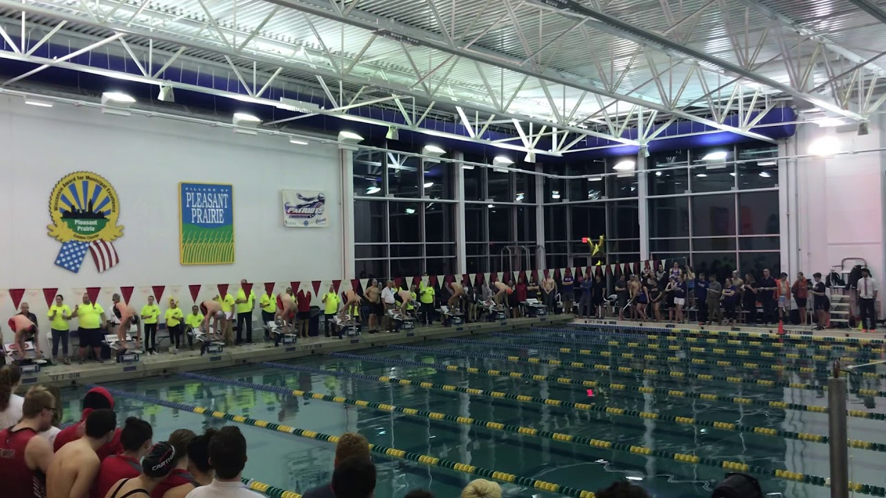 CCIW Conference 2019 - Men’s 100 Breast - Nick Mielke, Ferdinand ...