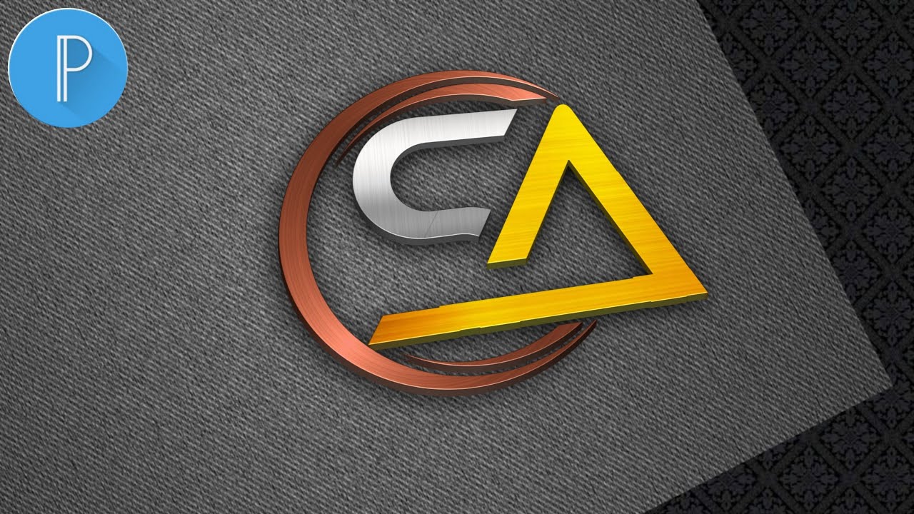 professional 3D Logo designing 'SA' on android - YouTube