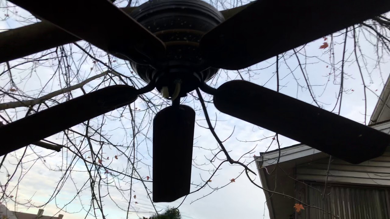 Ceiling fan destruction! - YouTube