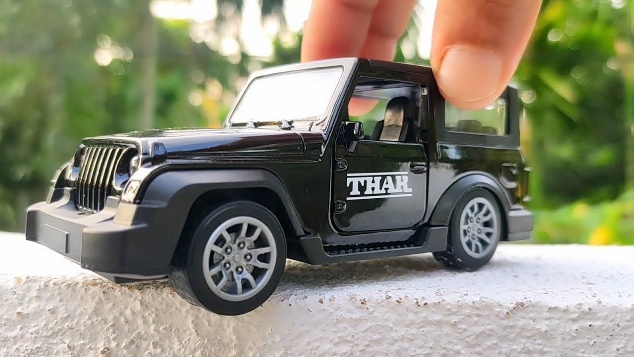 Unboxing review testing of Diecast Model 1:32 mini Mahindra Thar |Centy ...