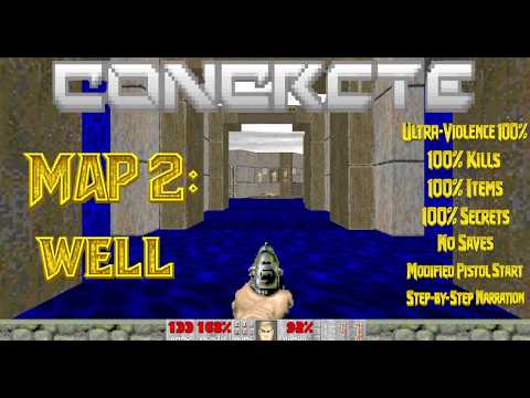 DOOM Concrete (U.V. 100%) Map 2: Well - YouTube