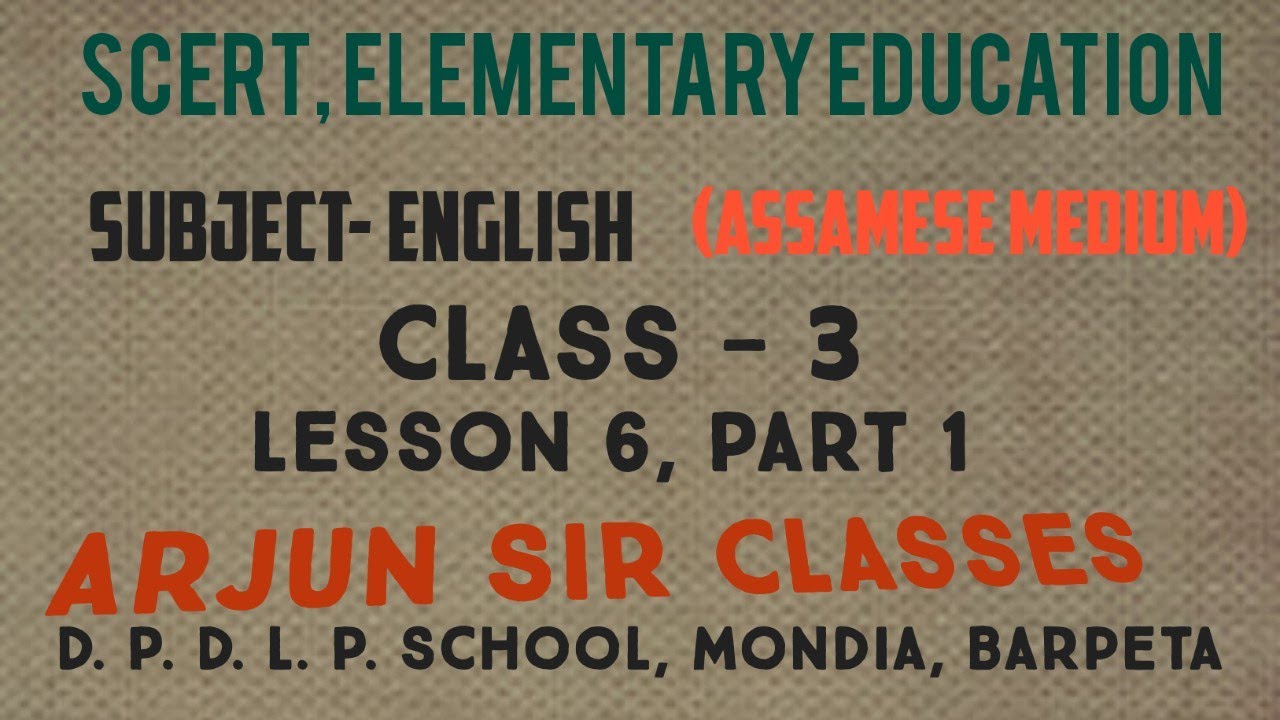 Class 3, Lesson 6, Part 1 - YouTube