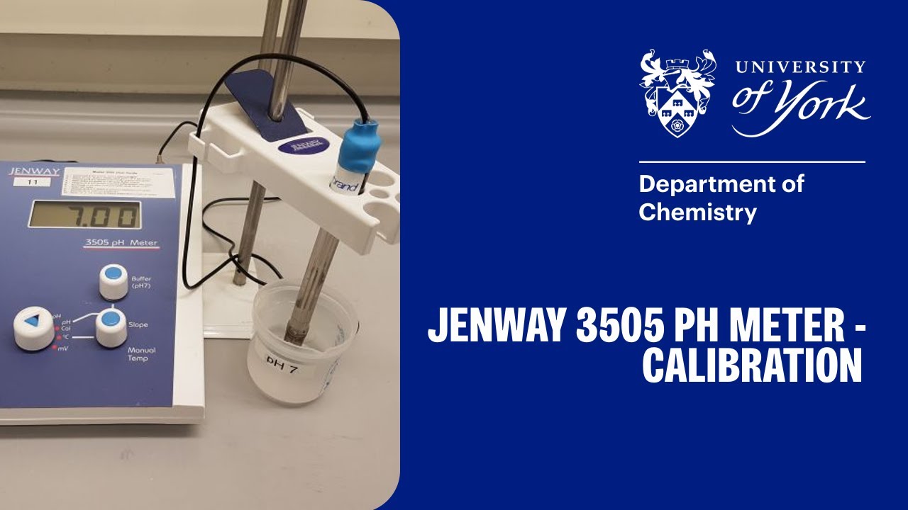 Calibrating a Jenway pH Meter - YouTube