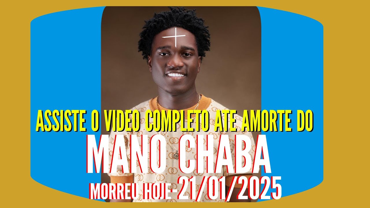 MANO CHABA MORREU HOJE NA ILHA DE LUANDA - YouTube