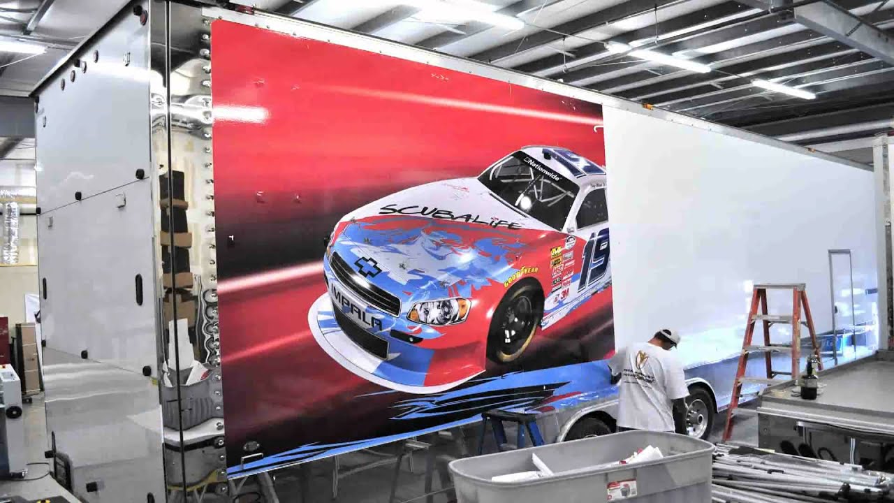 Team Scuba Nascar Wrap - YouTube