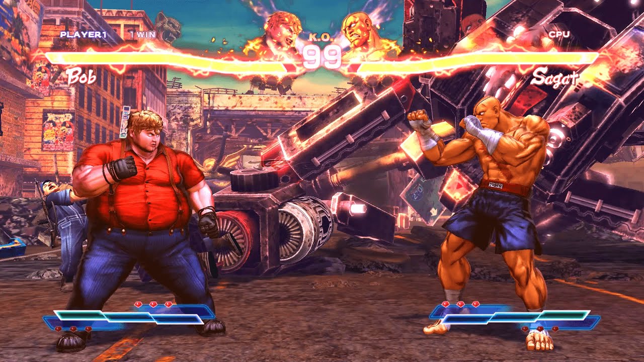 Bob & King vs Sagat & Dhalsim (Hardest) - Street Fighter X Tekken - YouTube