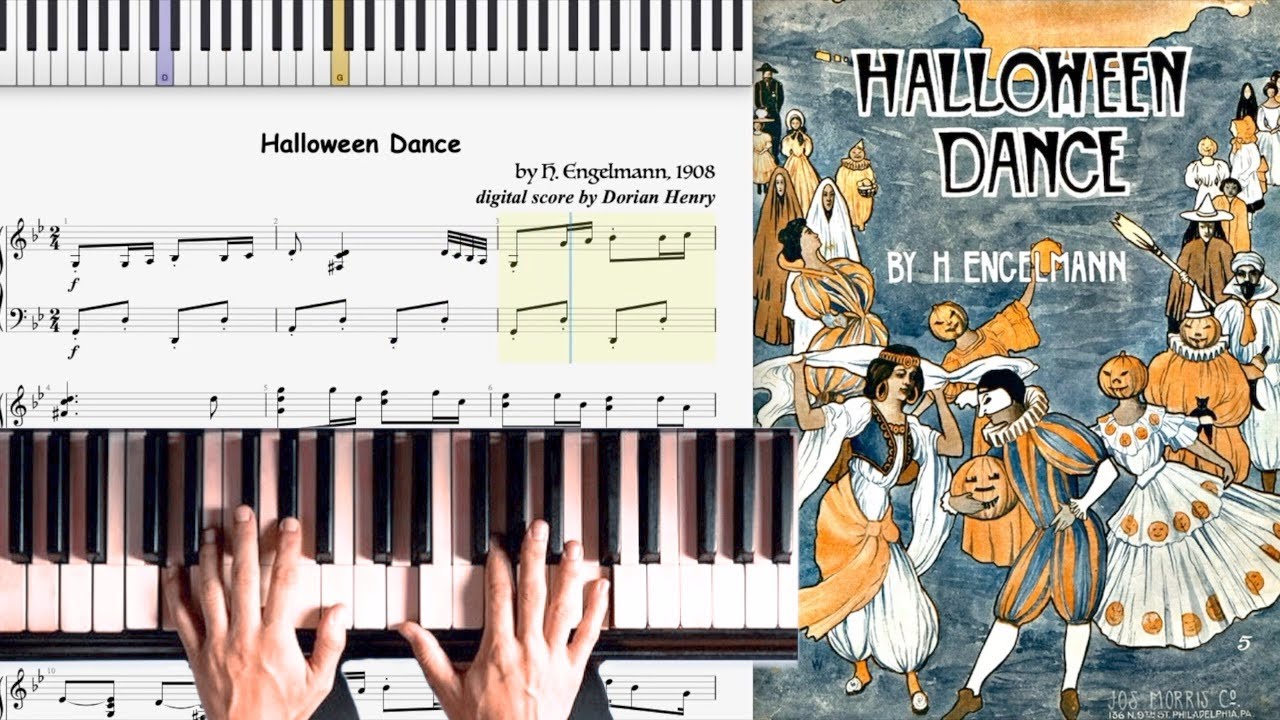 Halloween Dance by H. Engelmann (1908, piano solo) - YouTube