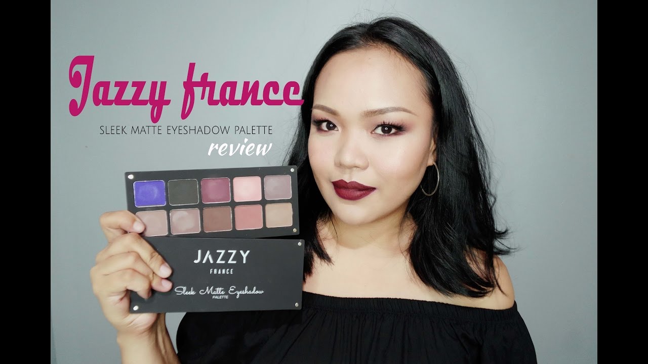 Product review : Jazzy france sleek matte eyeshadow palette - YouTube