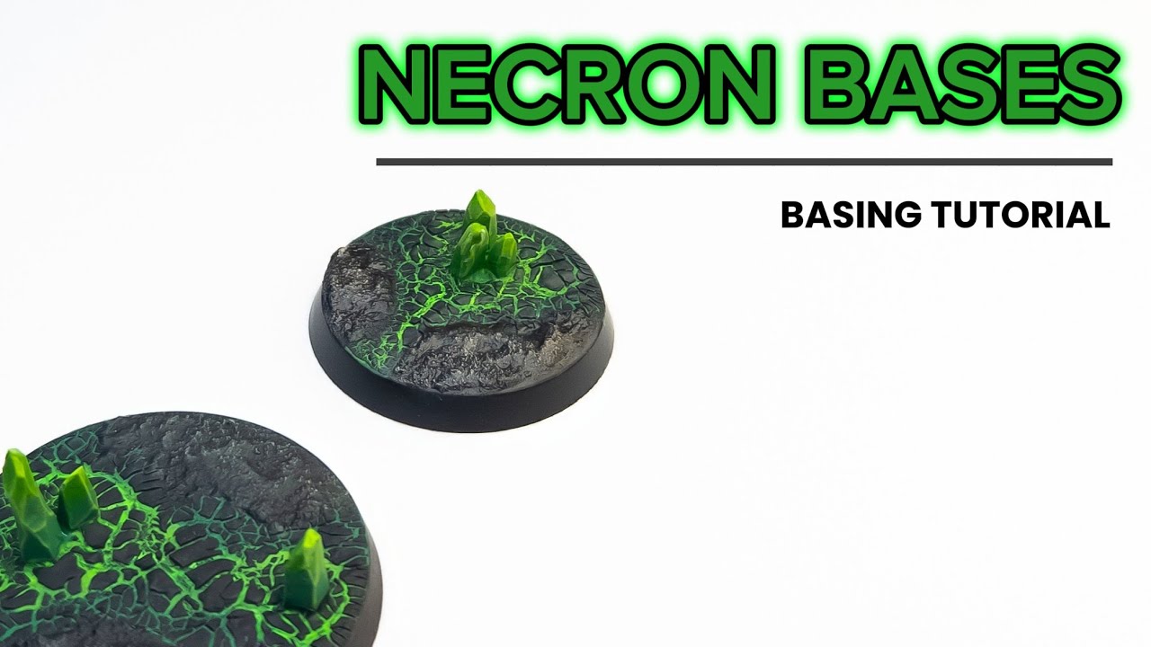 How to create and paint a Glowing Necron Base: A Step-By-Step Guide ...