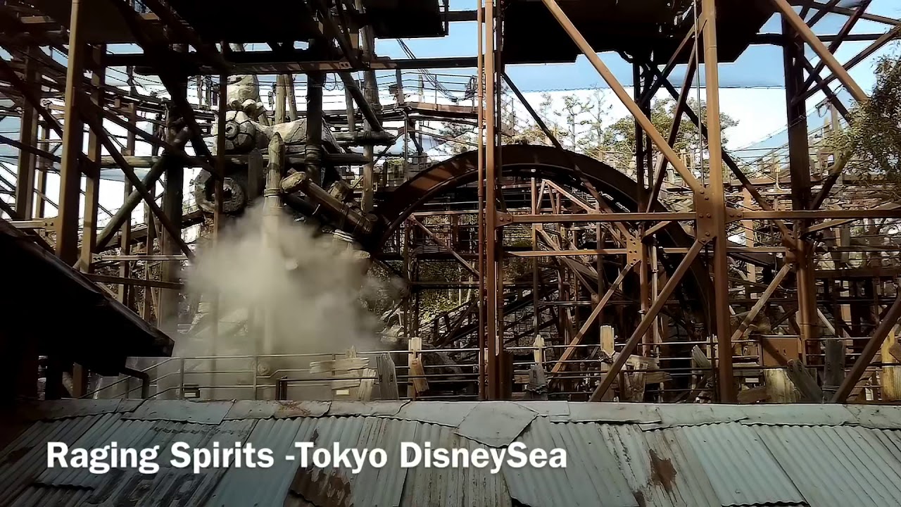 Raging Spirits Tokyo DisneySea On-Ride Video - YouTube