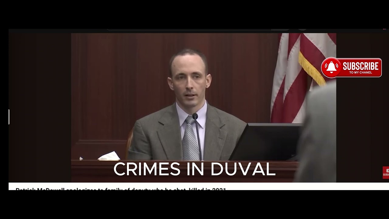 PATRICK MCDOWELL BULLSHIP APOLOGY TO FAMILY OF DEPUTY HE KILLED #duval #trial - YouTube