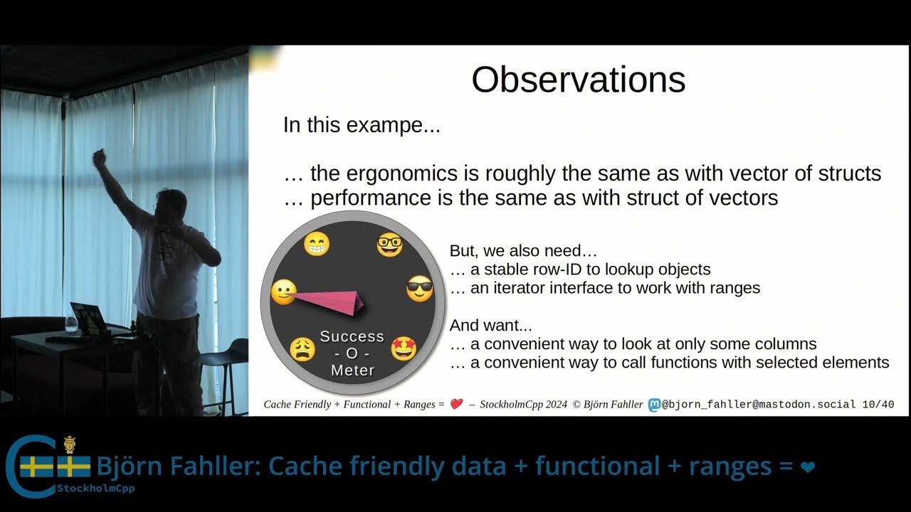 Björn Fahller: Cache friendly data + functional + ranges = ️ - YouTube
