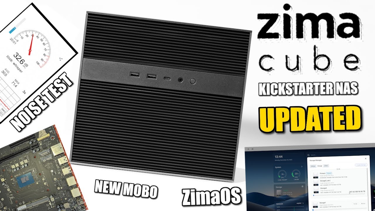 Zimacube NAS Update - Noise Test, ZimaOS Beta, New Motherboard ...