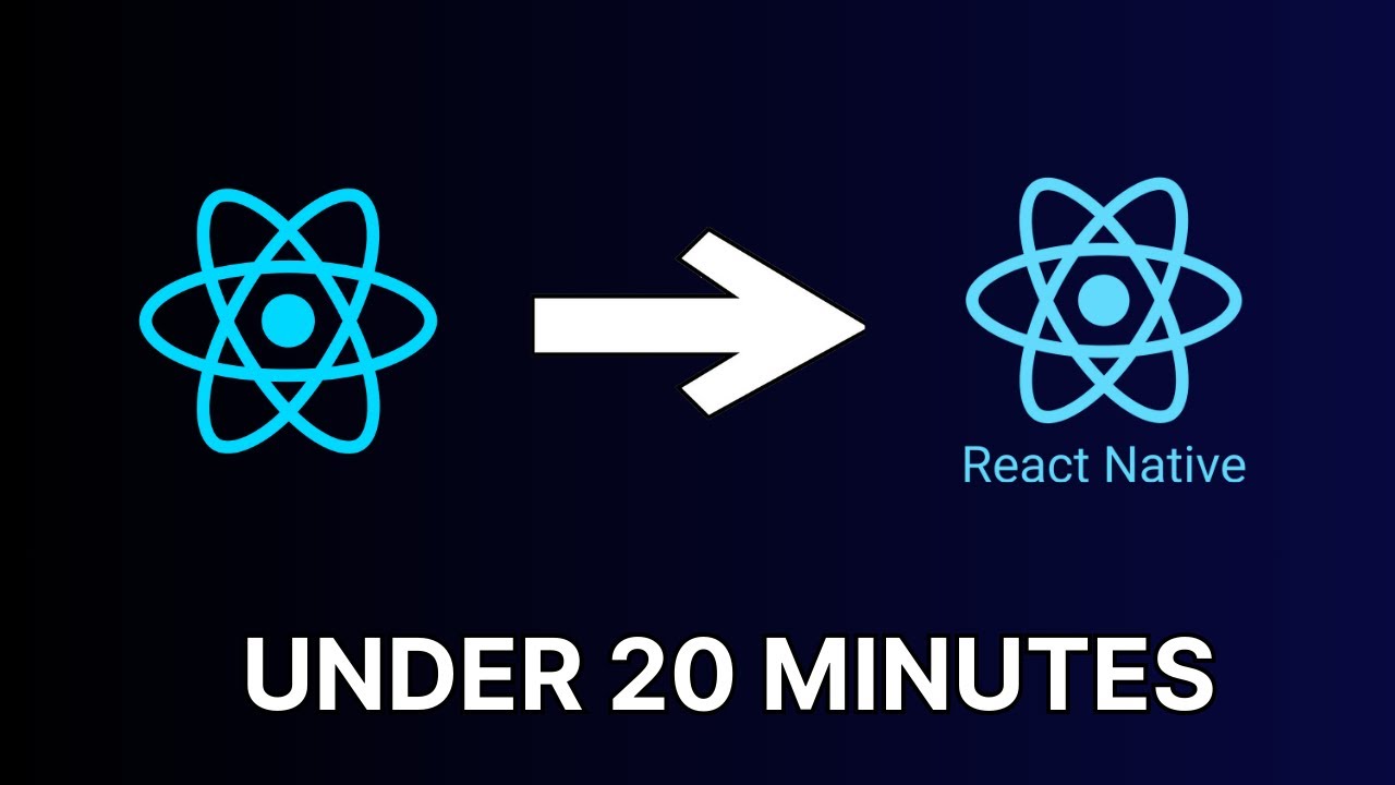 Transition From React To React Native In Just 20 Minutes! - YouTube