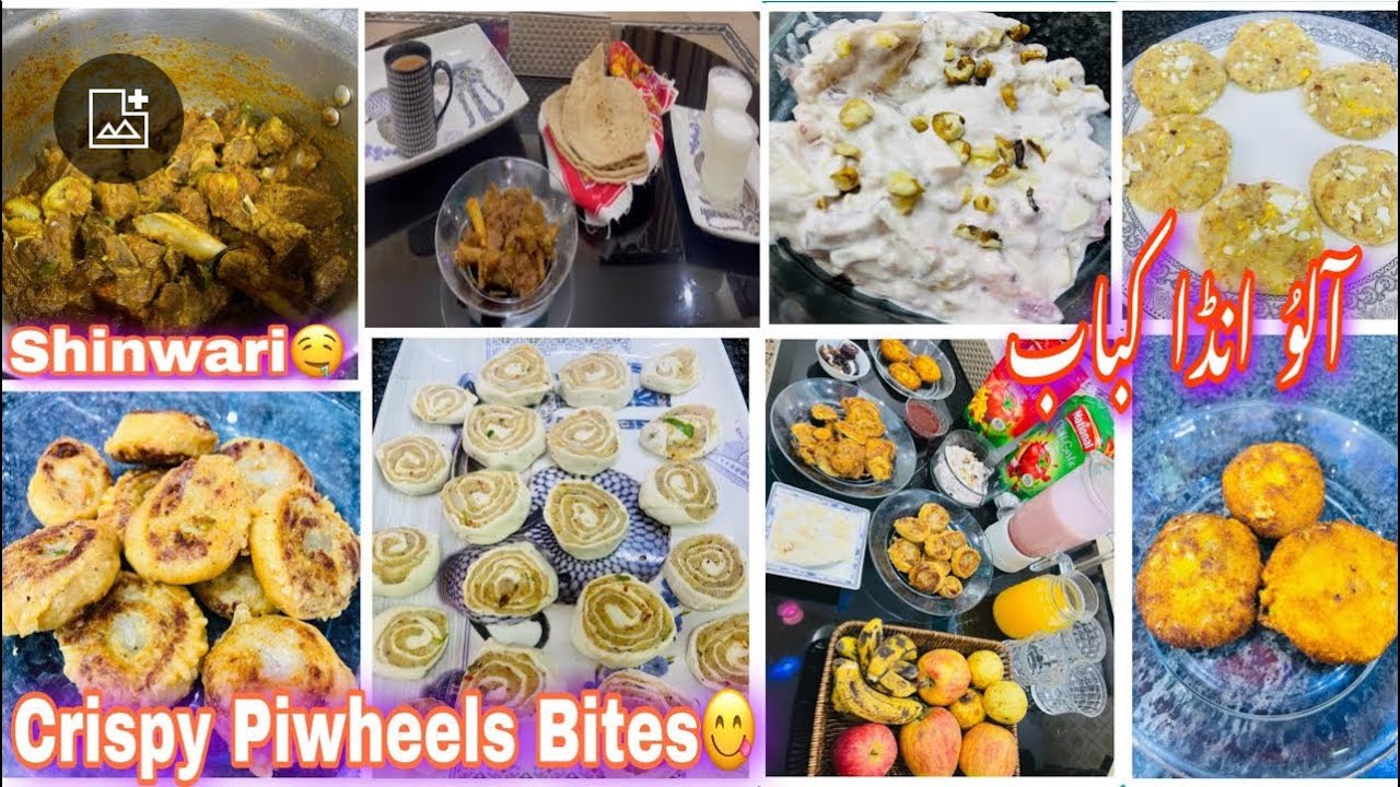 Pinwheel Samosa & Potato Egg Cutless Receipe For Iftar ️|| Mutton ...