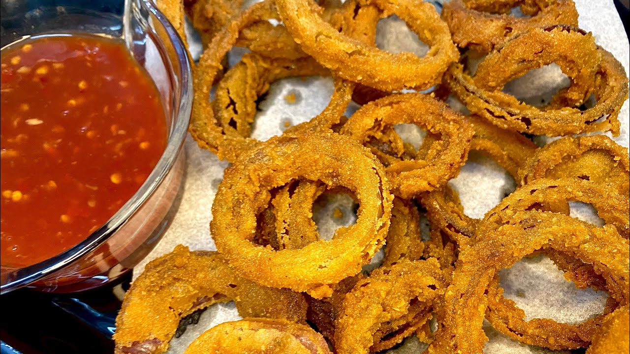 EASY ONION RINGS RECIPE - YouTube