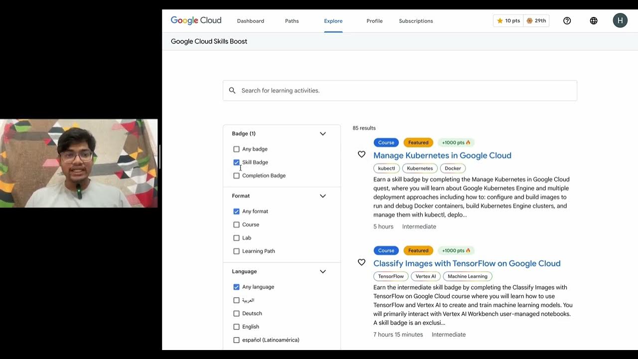 How to find skill badges | #Telugu #Google - YouTube