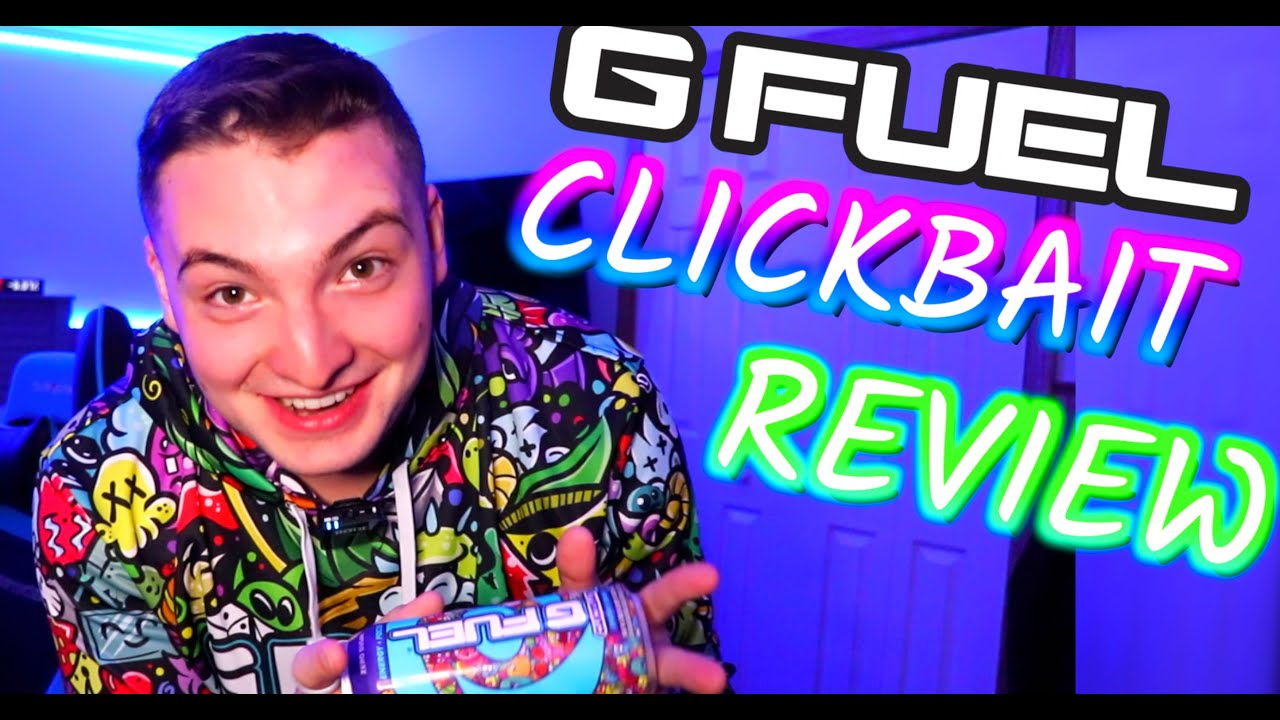 CLICKBAIT GFUEL CAN REVIEW! New GFUEL Can Taste Test - YouTube