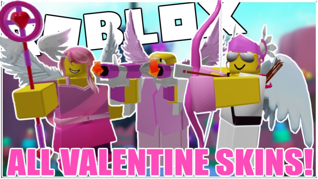 ALL VALENTINE SKINS SHOWCASED (6 SKINS!) IN TOWER DEFENSE SIMULATOR ...