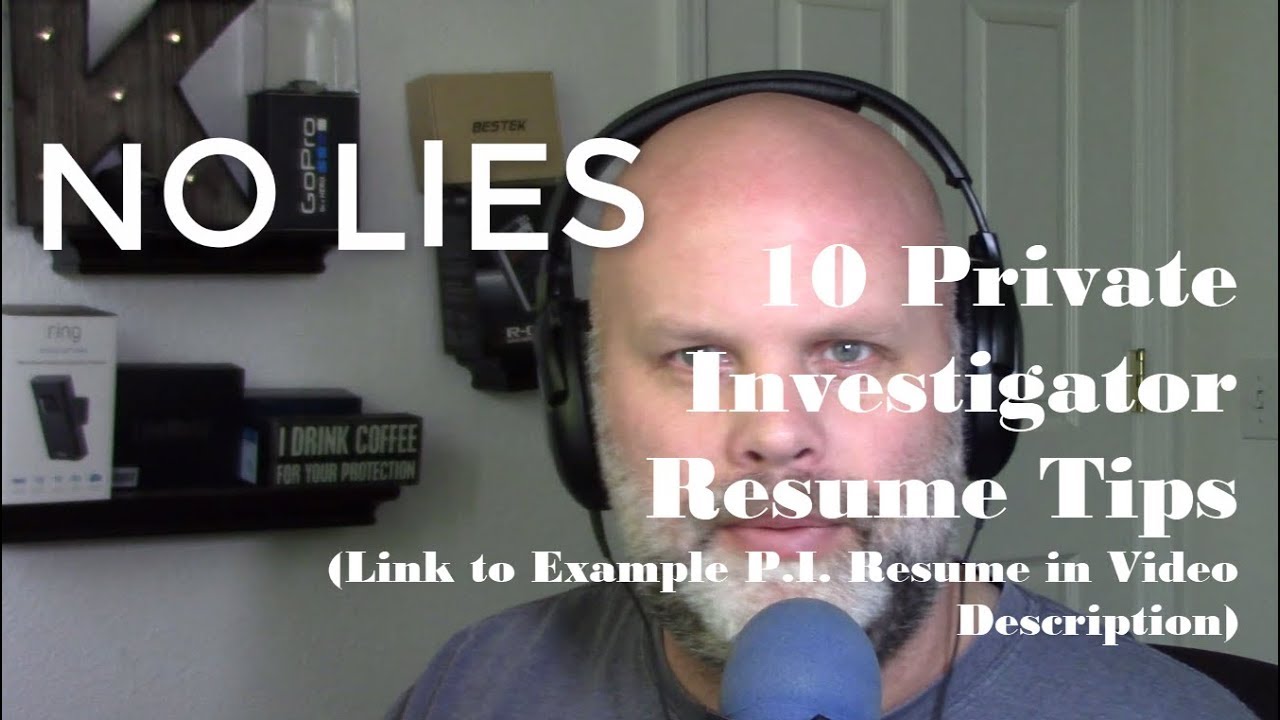 10 Private Investigator Resume Tips - Private Investigator Podcast #86 ...