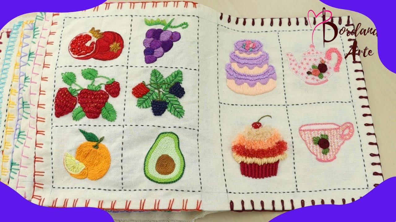 Basque knot Embroidery punto vasco - YouTube