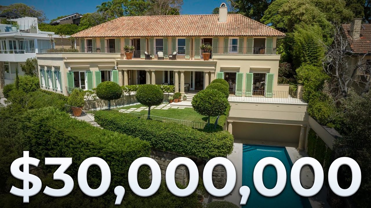 Inside this MASSIVE Sydney Mansion with UNINTERRUPTED Harbour Views ...