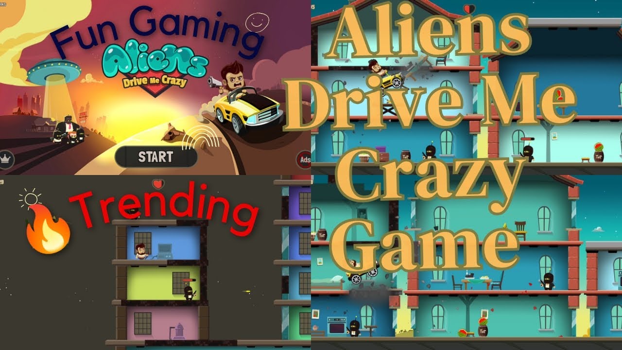 Aliens Drive Me Crazy Games -🤔 Android Gameplay - Car 3d Games 😱😍 Fun ...